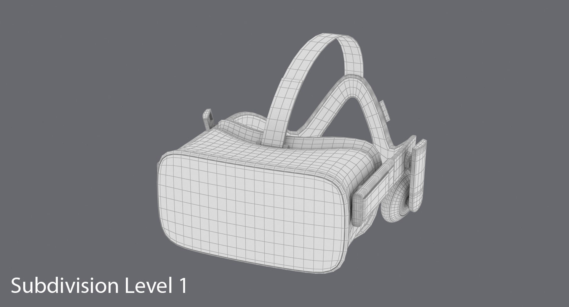 3d Oculus Rift Headset Model