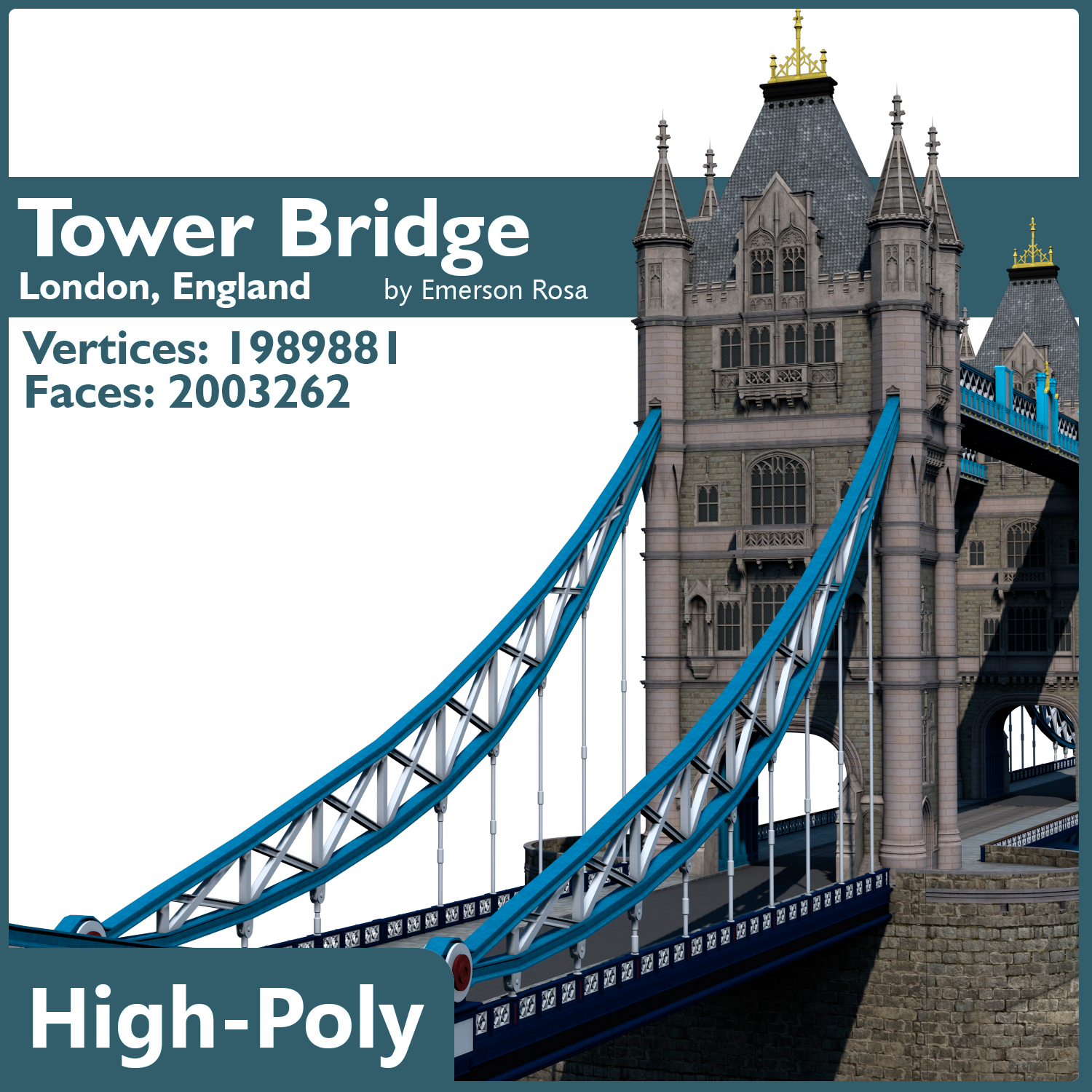 3d model tower bridge