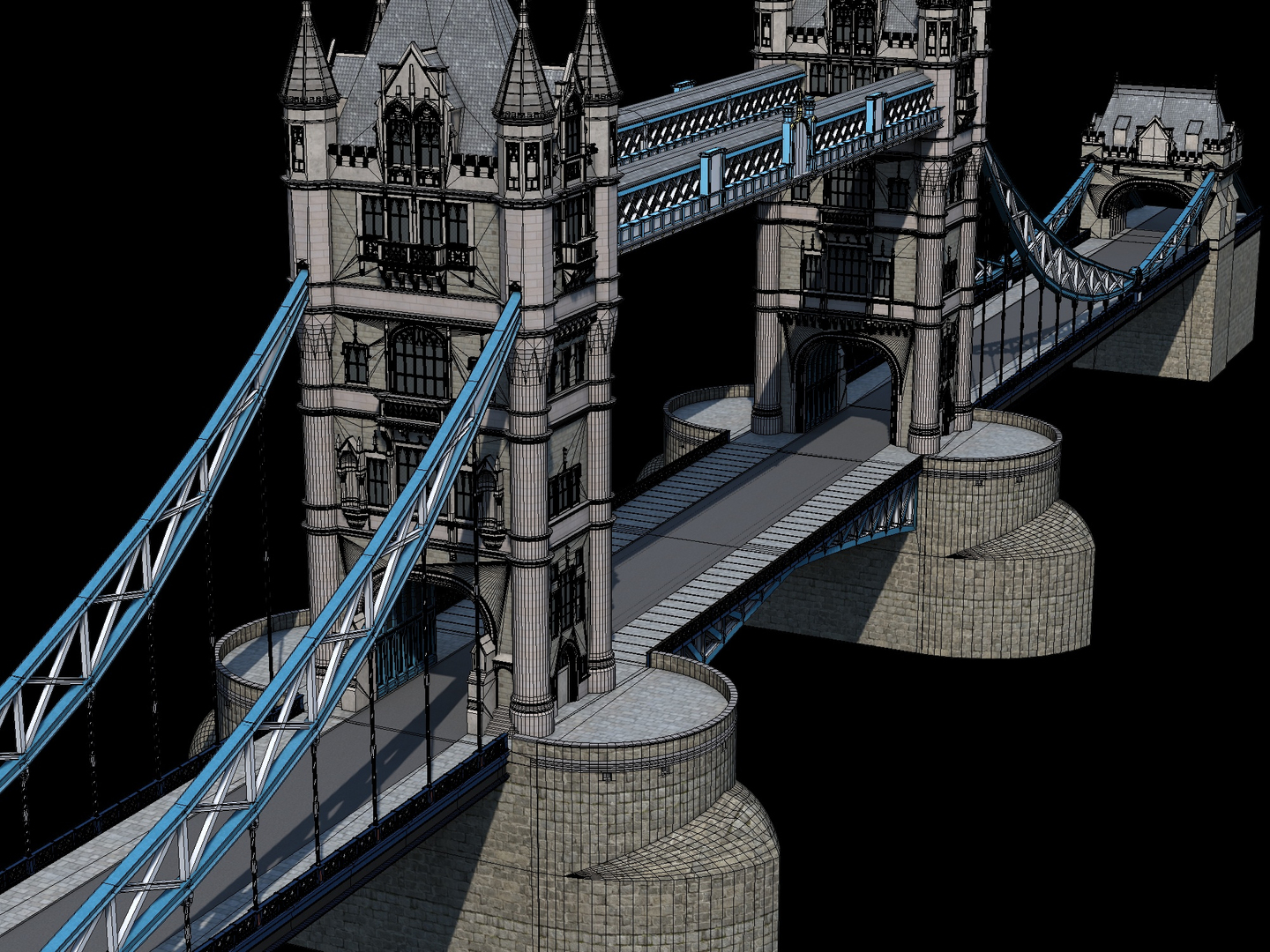 3d model tower bridge