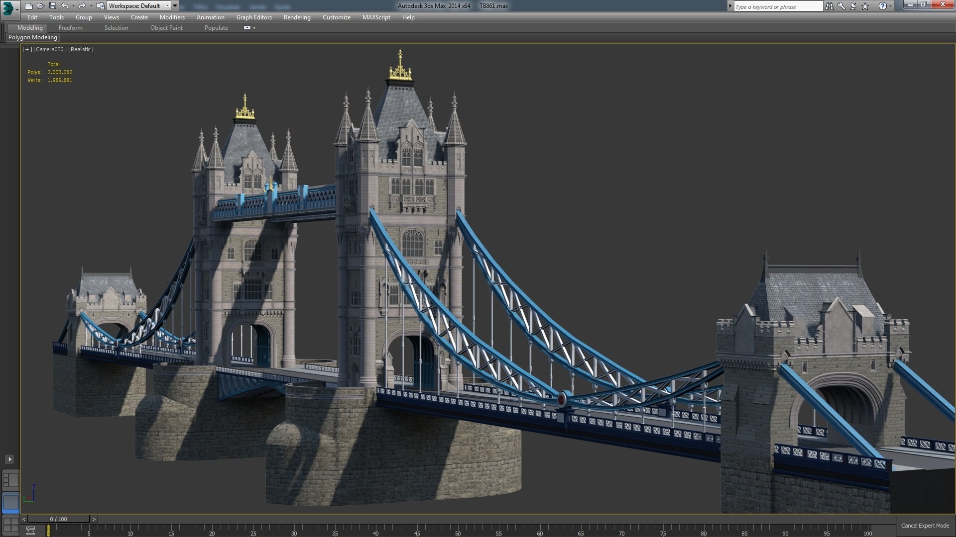 3d model tower bridge