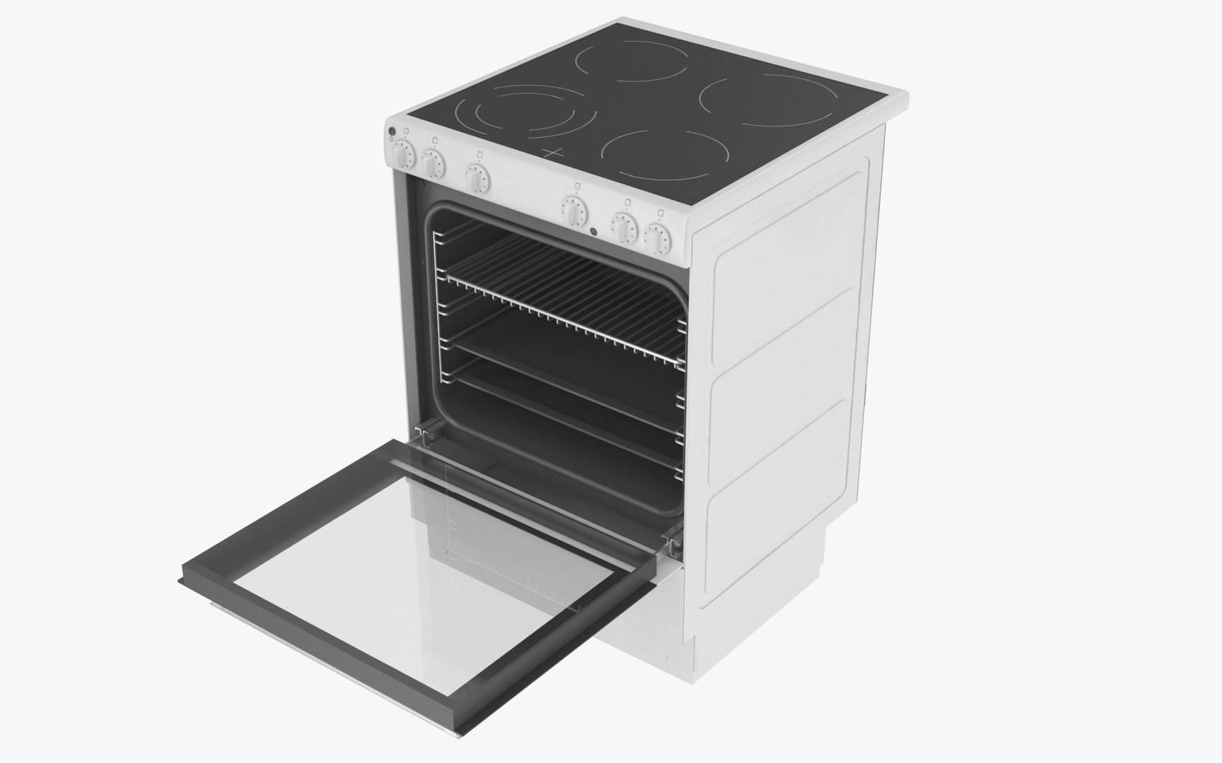 Electric Range 3D Model - TurboSquid 2149729