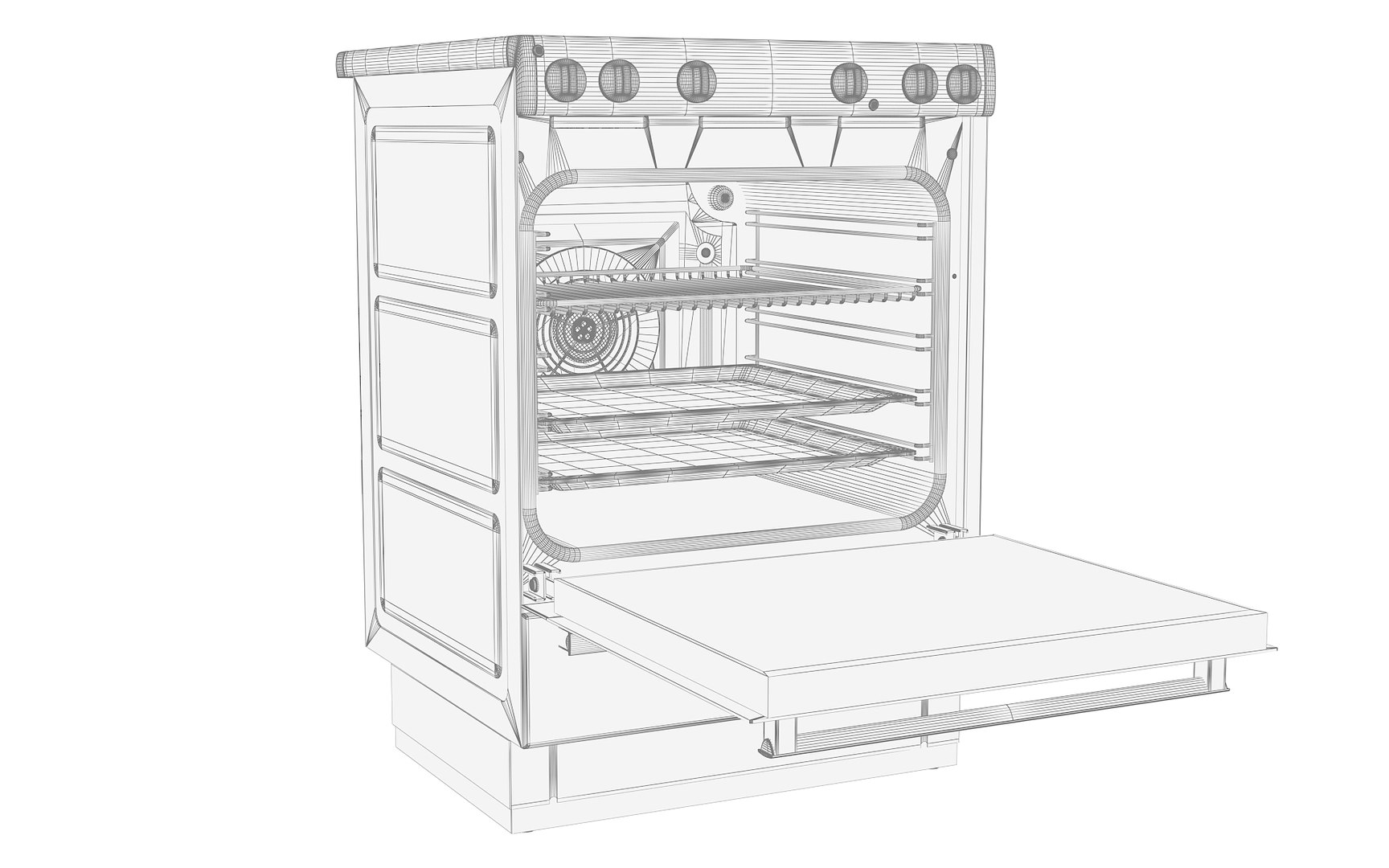 Electric Range 3D Model - TurboSquid 2149729