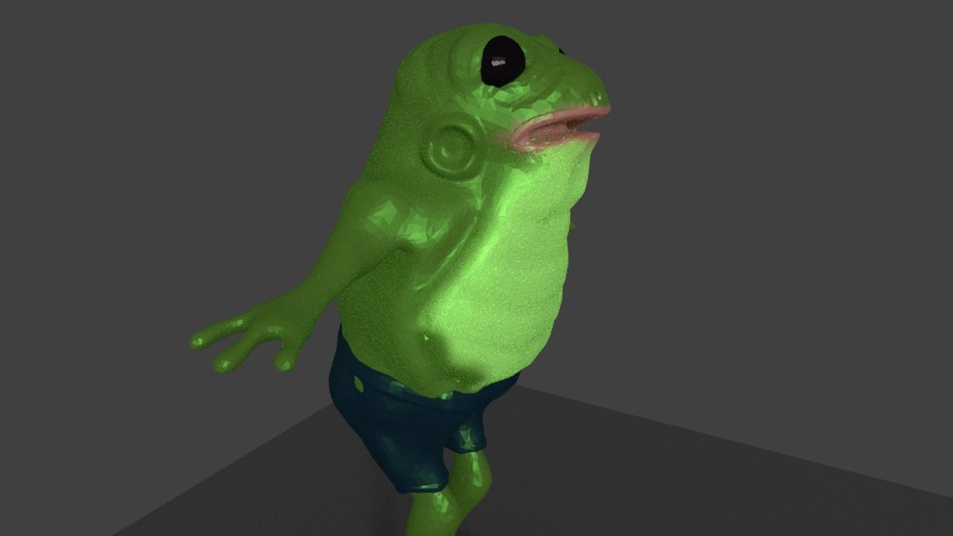 3D Frog Character Model - TurboSquid 1248820