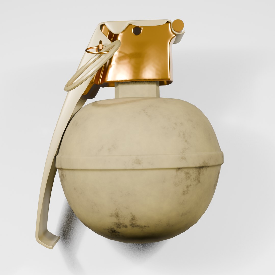 3D Hand Grenade M67 Model - TurboSquid 2400401