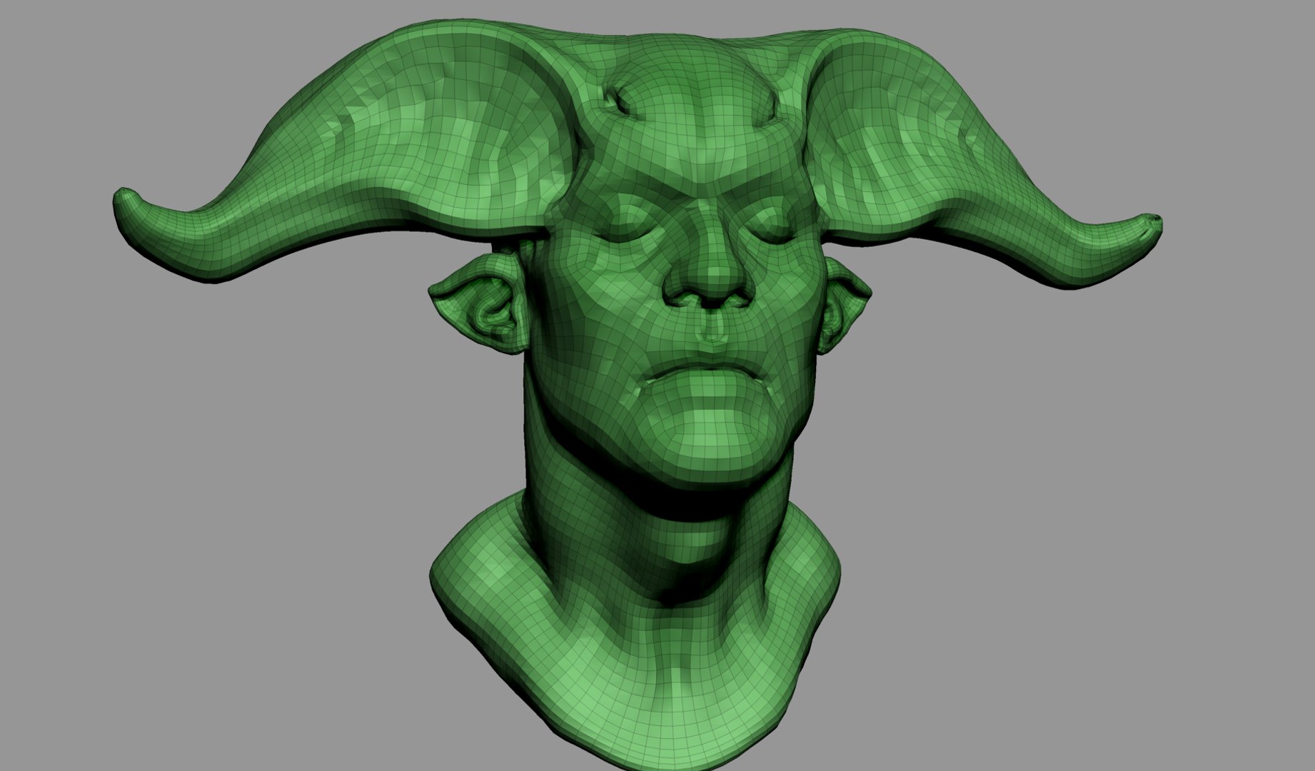 Fantasy Creature Head Anatomy Model - TurboSquid 1445410