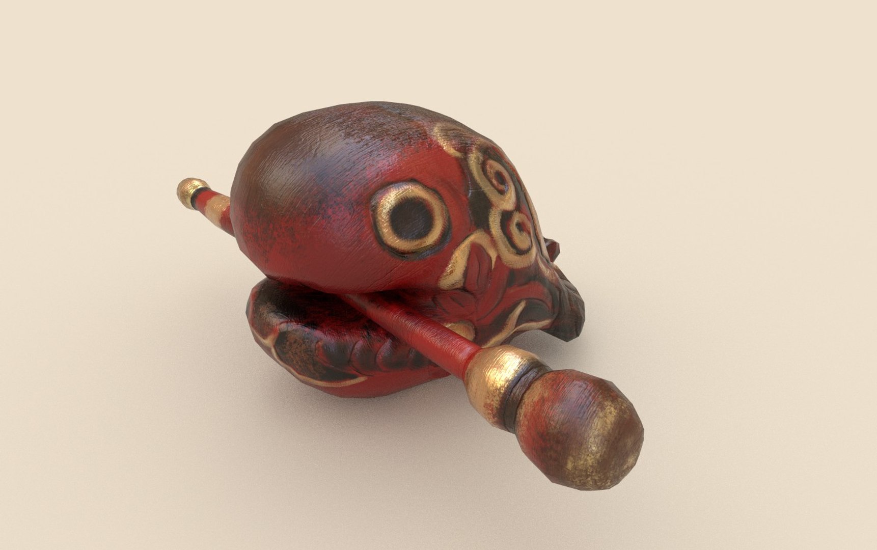 3D temple block - TurboSquid 1648106