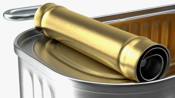3D Sardine Can Opened with Twist Key model - TurboSquid 1808167