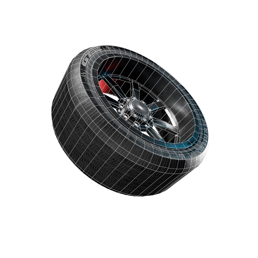 25 Rims And Tires Vol-00 Game Ready Model - TurboSquid 1897295