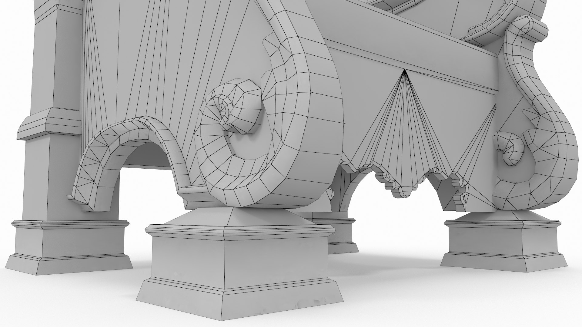 3D Silver Throne - TurboSquid 1506365