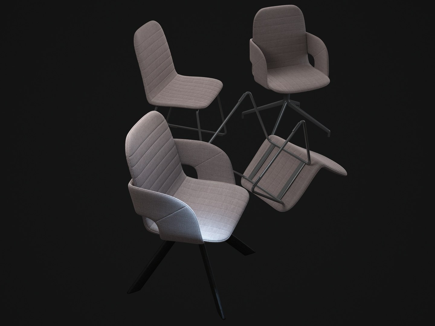 flux-chair 3d model