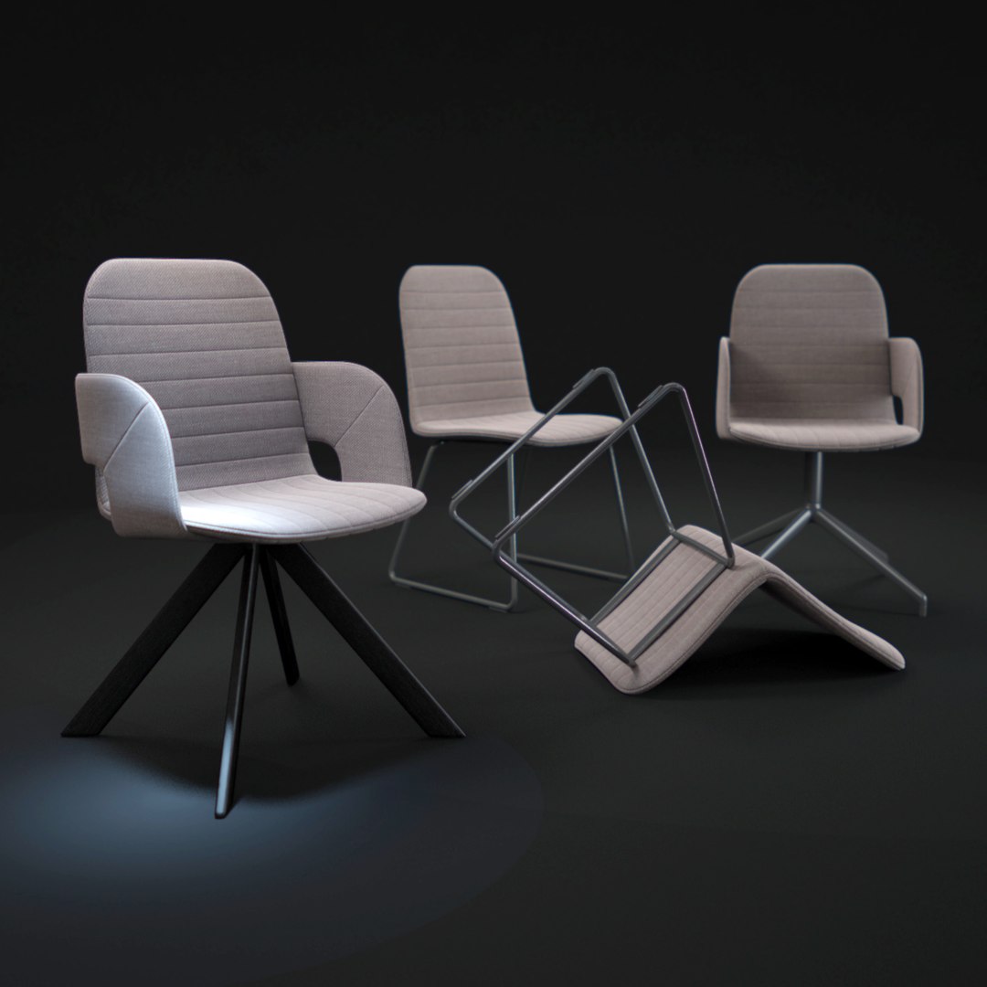 flux-chair 3d model