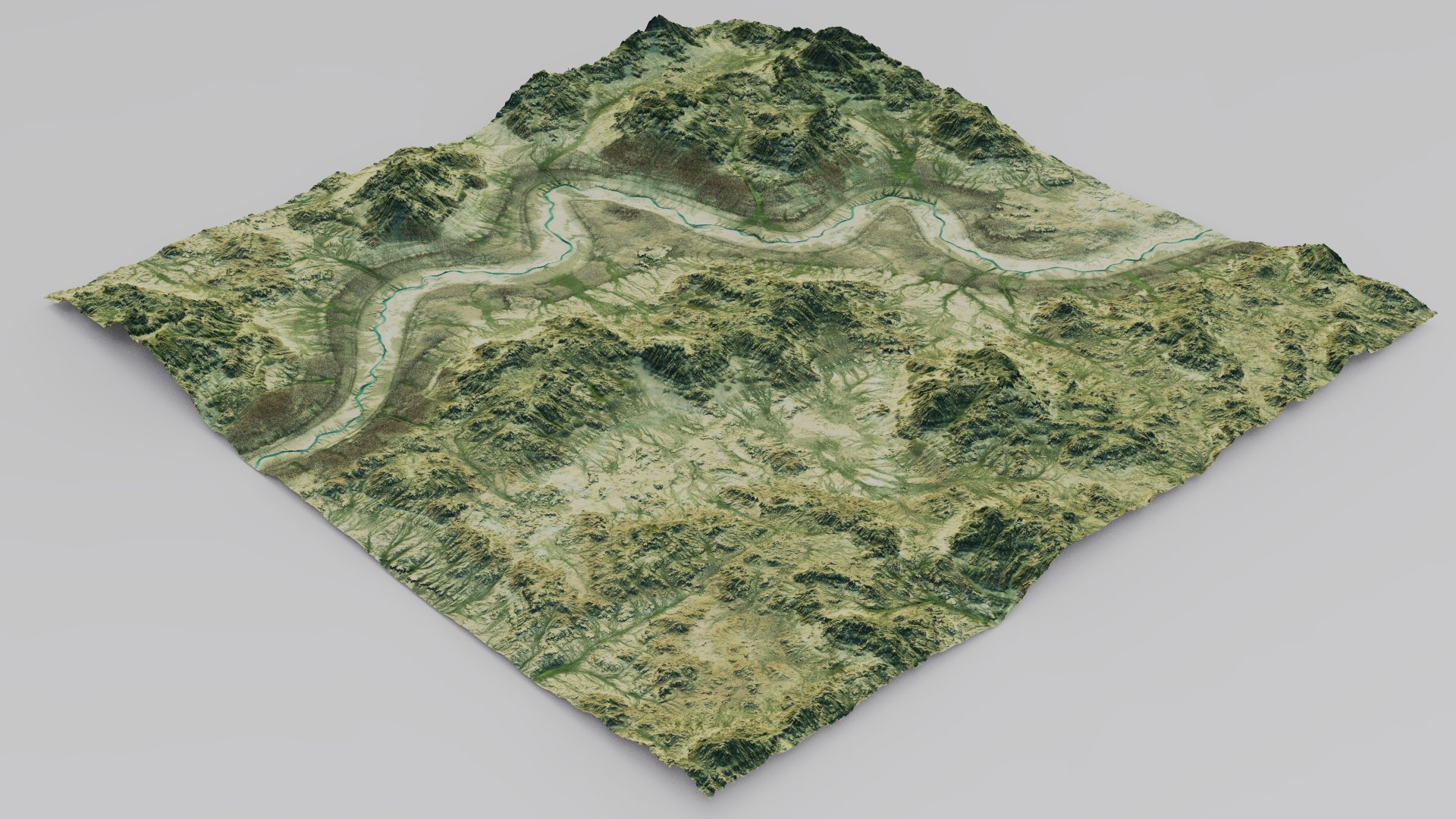 Games Maps Terrain 3D - TurboSquid 1501619