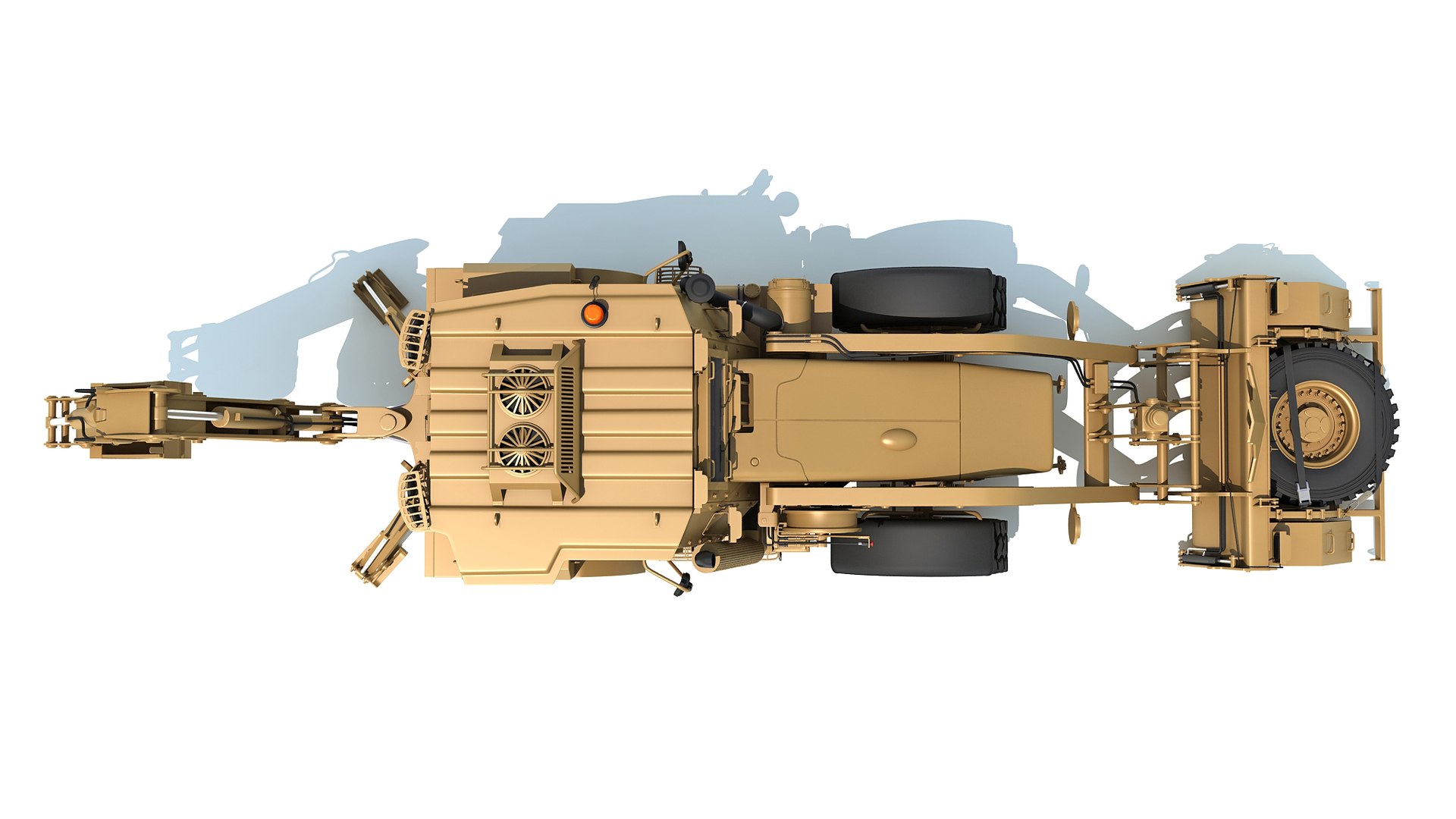Military Excavator 3D Model - TurboSquid 2276287