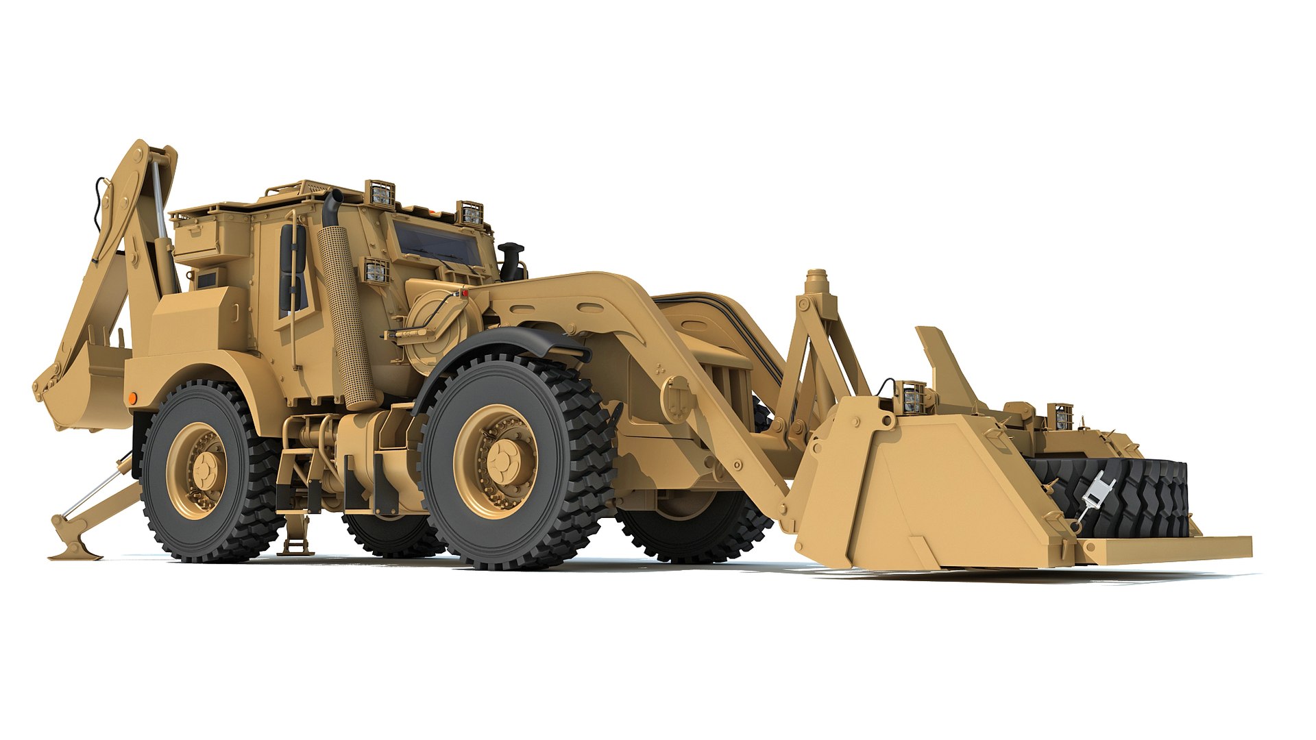 Military Excavator 3D Model - TurboSquid 2276287