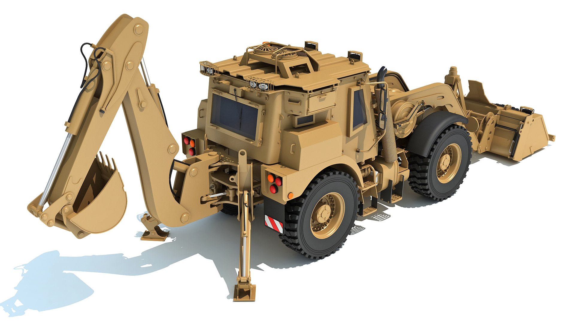 Military Excavator 3D Model - TurboSquid 2276287