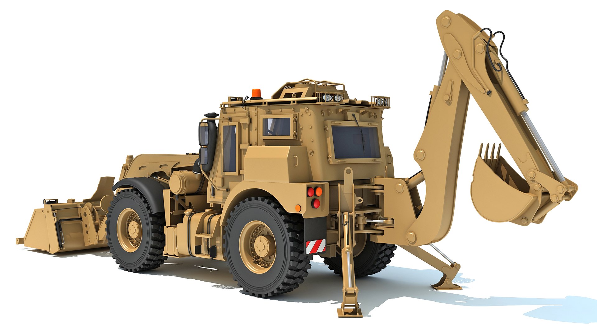 Military Excavator 3D Model - TurboSquid 2276287