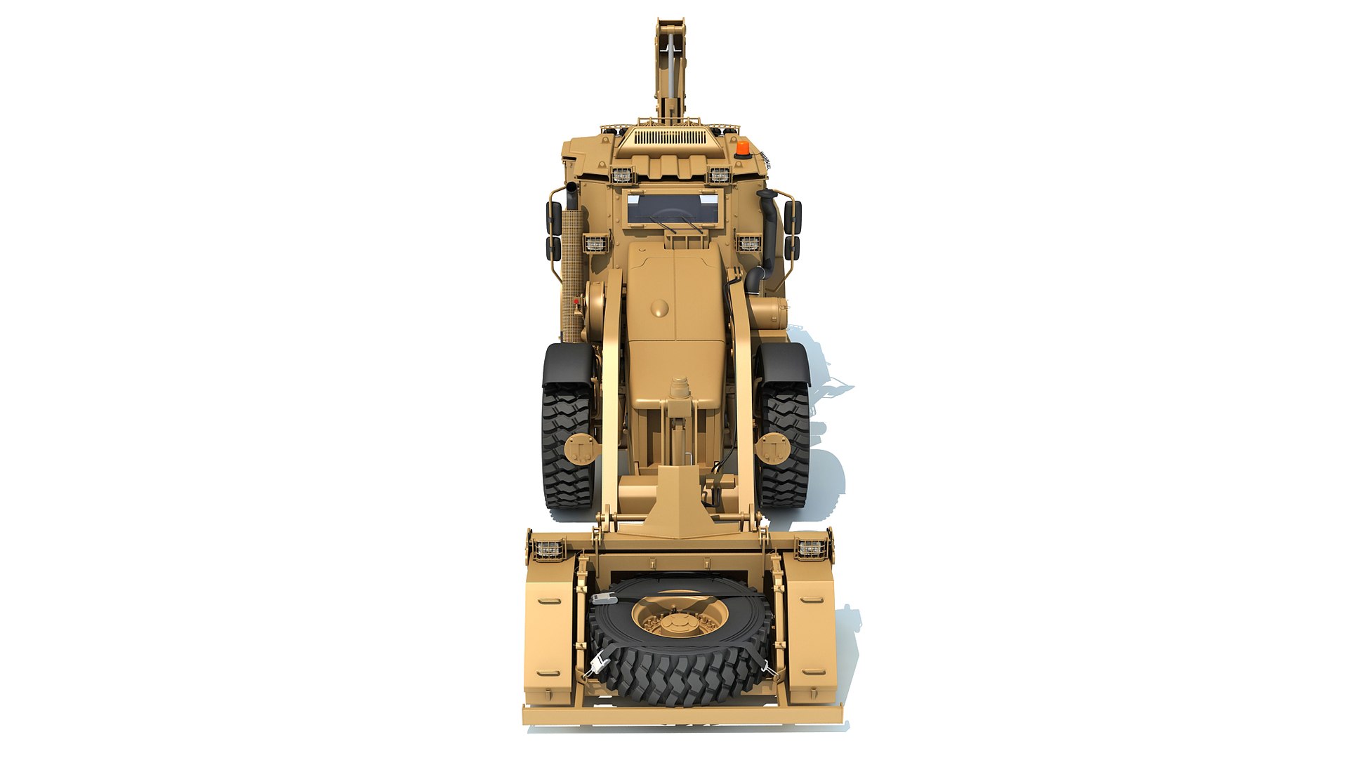 Military Excavator 3D Model - TurboSquid 2276287