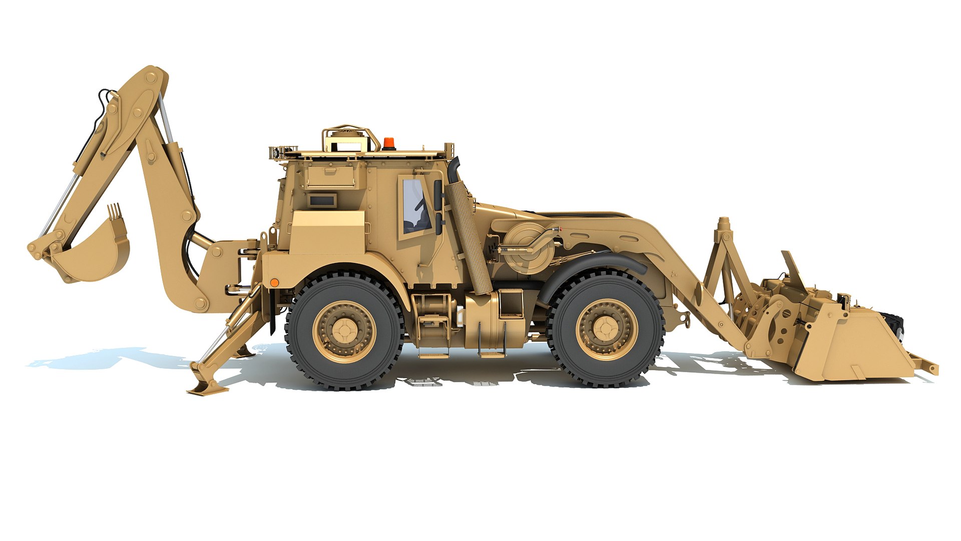Military Excavator 3D Model - TurboSquid 2276287
