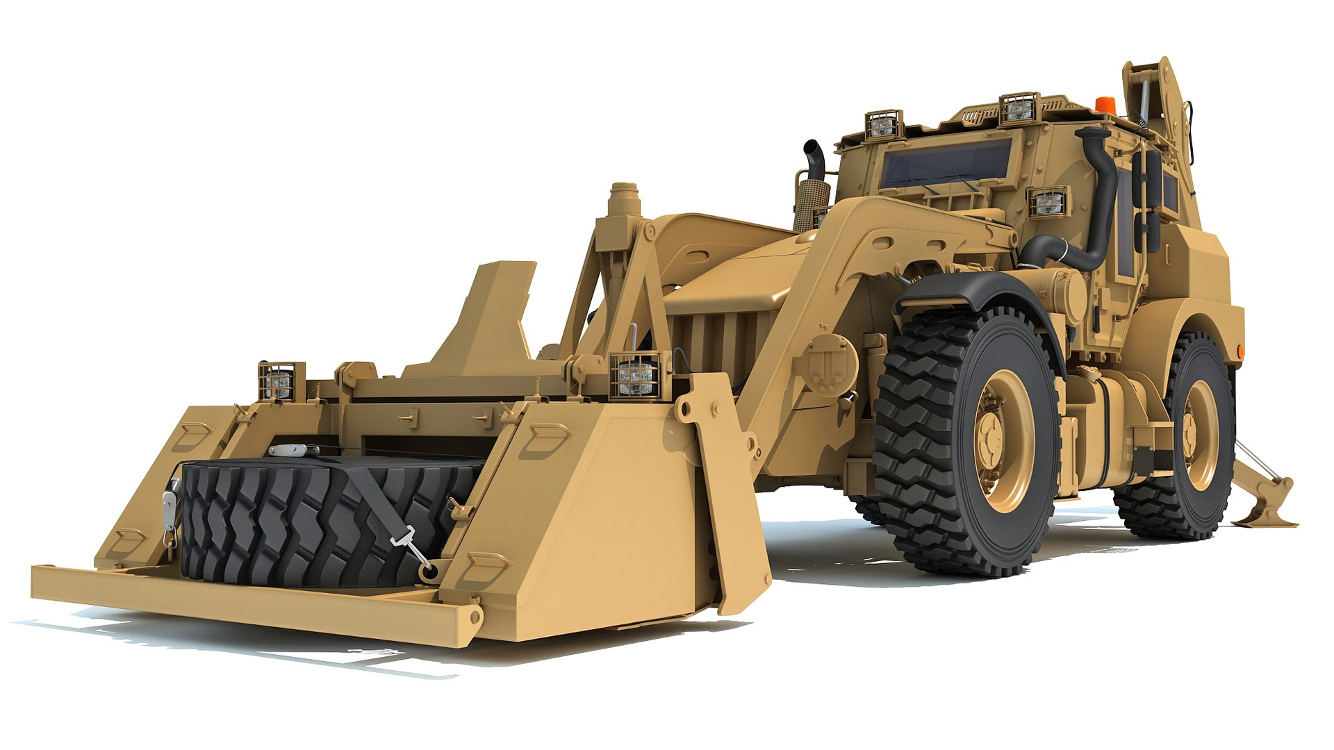 Military Excavator 3D Model - TurboSquid 2276287