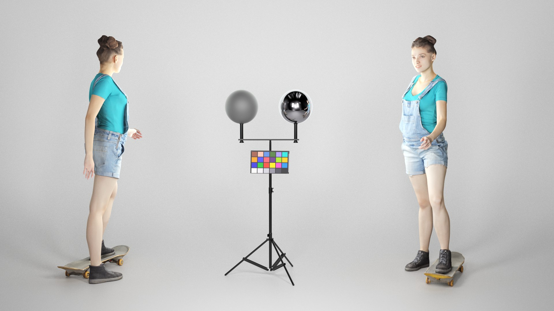 3D photogrammetry young woman character body - TurboSquid 1604003