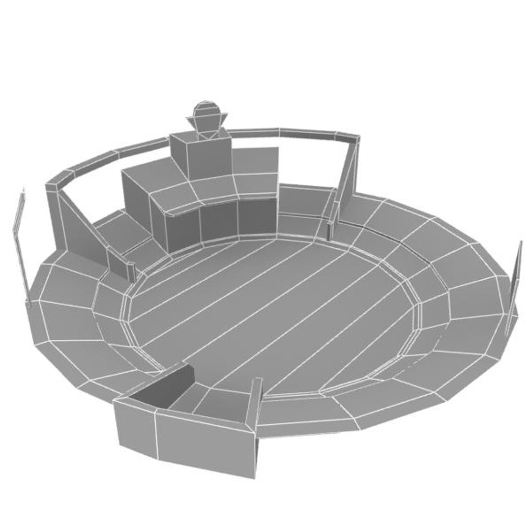 Cricket Stadium 3d Model