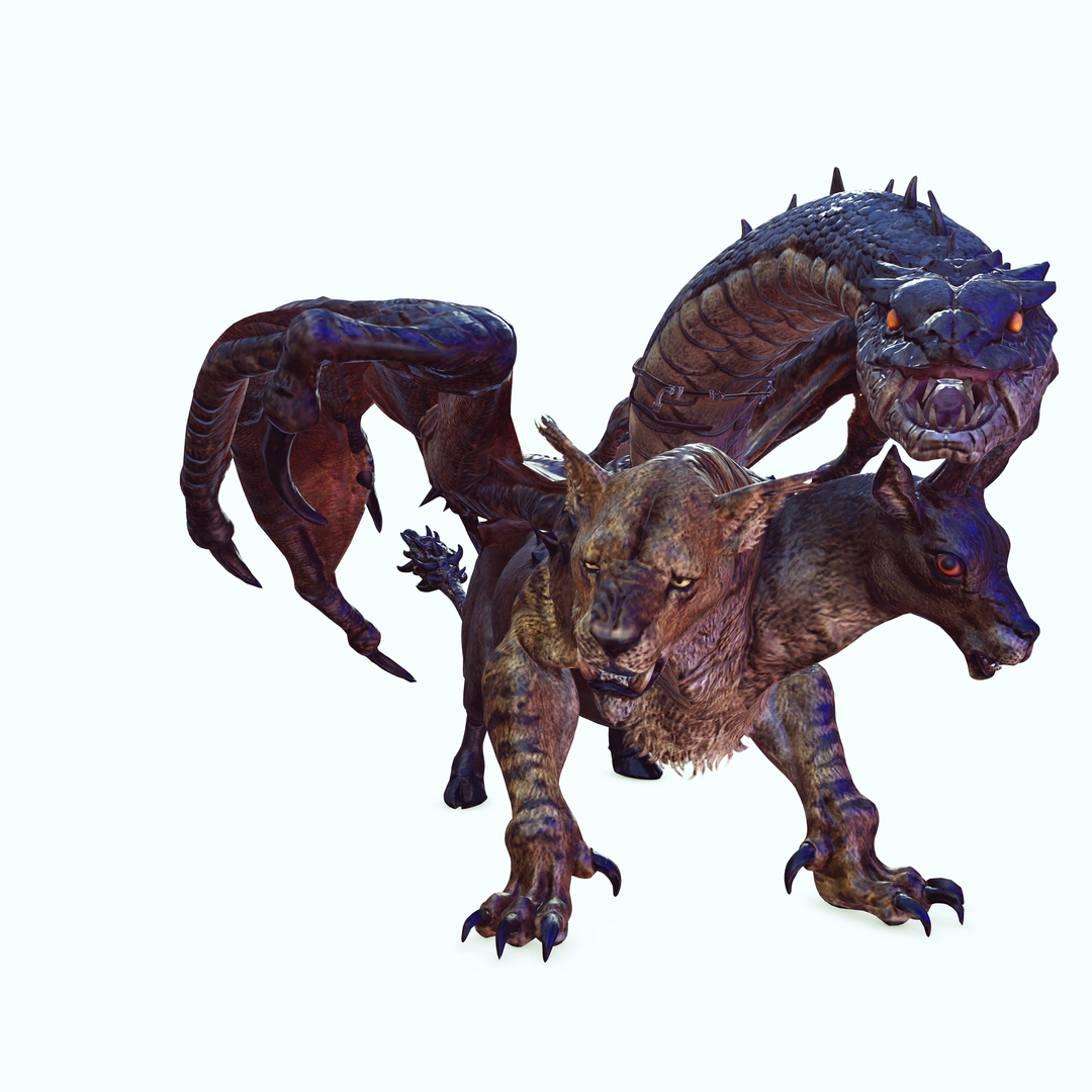 Monster Chimera 3D model - TurboSquid 2162961