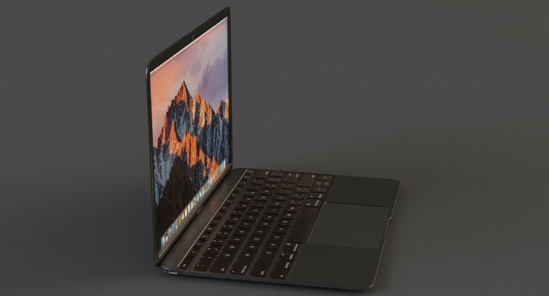3D Laptop Space Grey Model - TurboSquid 1278348