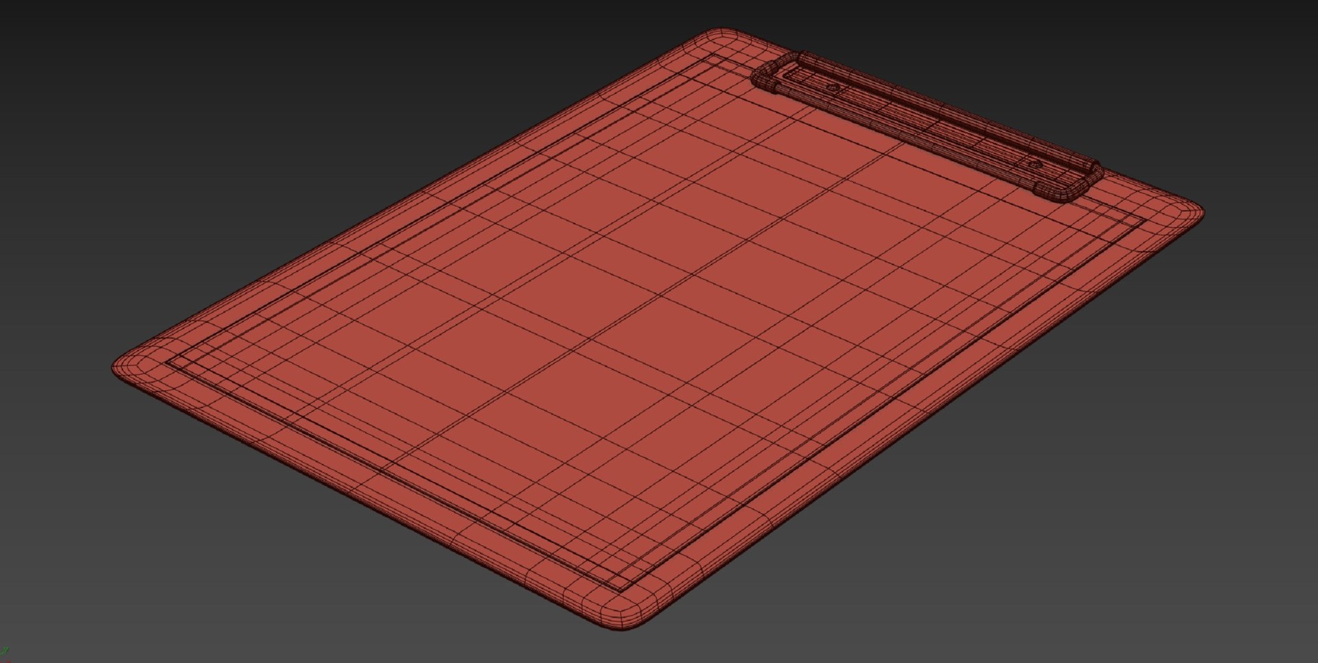Red Clipboard 3D Model - TurboSquid 1868838