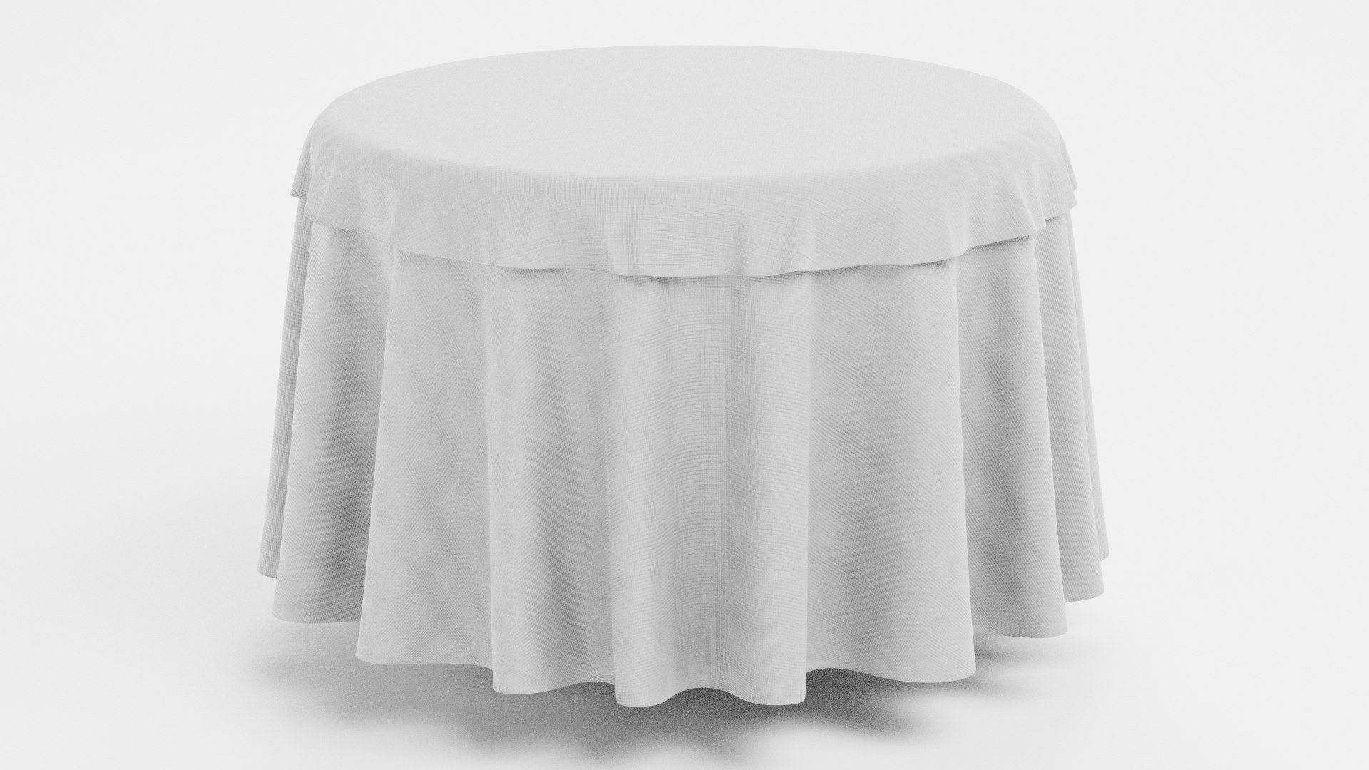 3D model table cloth tablecloth - TurboSquid 1507180