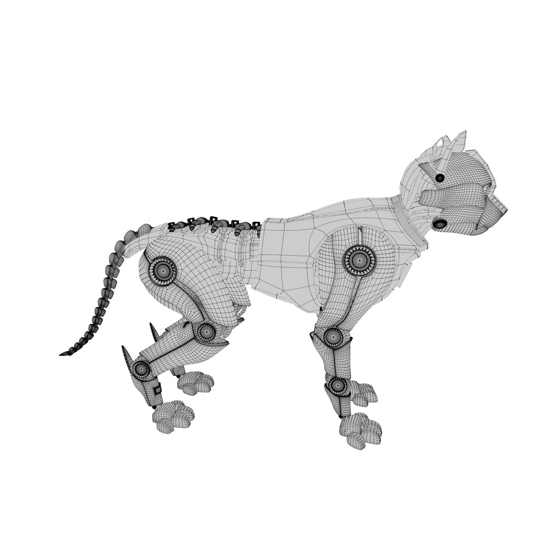 3D robot cat model - TurboSquid 1203885
