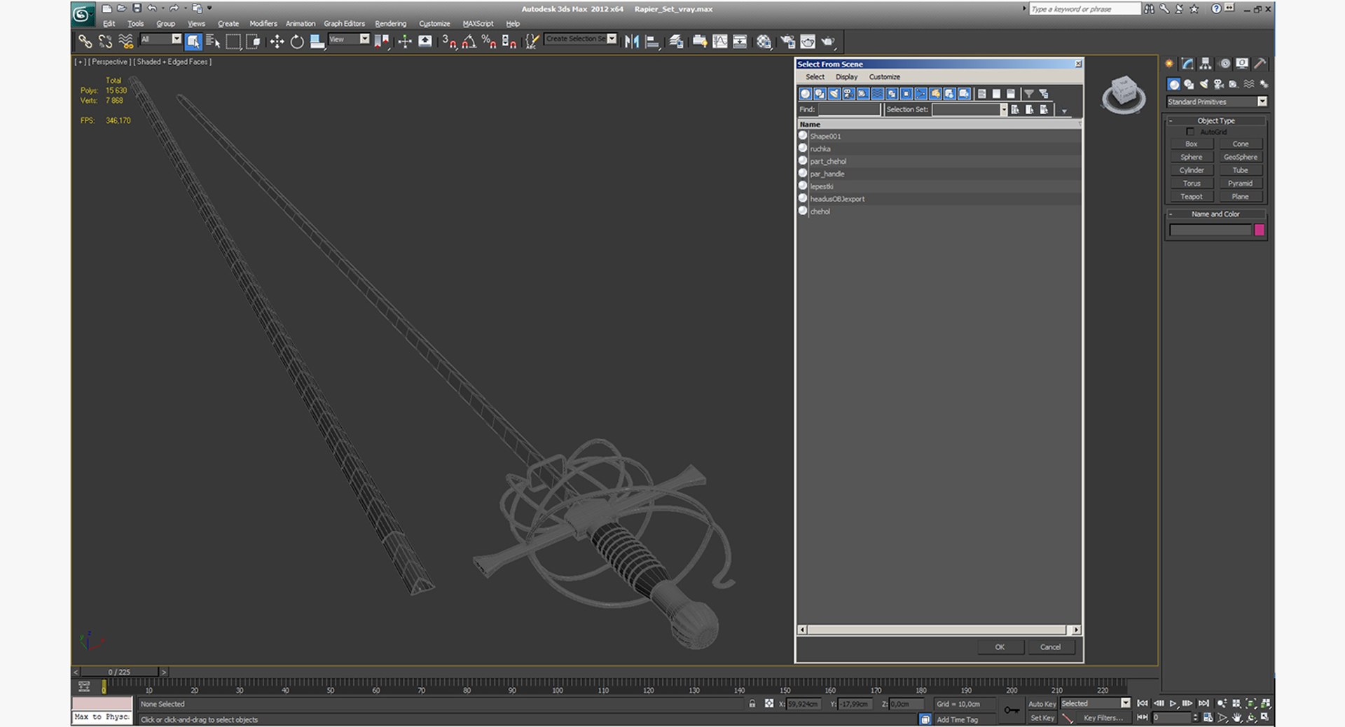 rapier sheath c4d