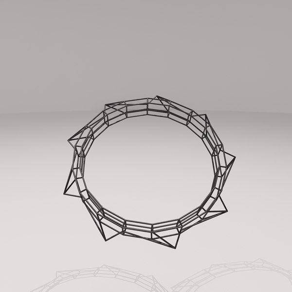 modelo 3d pulsera de alambre de punta de engranaje - TurboSquid 1036561
