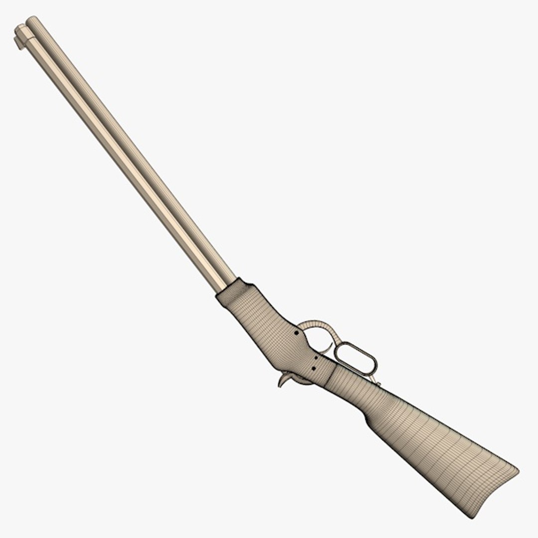 3d Henry Rifle Model