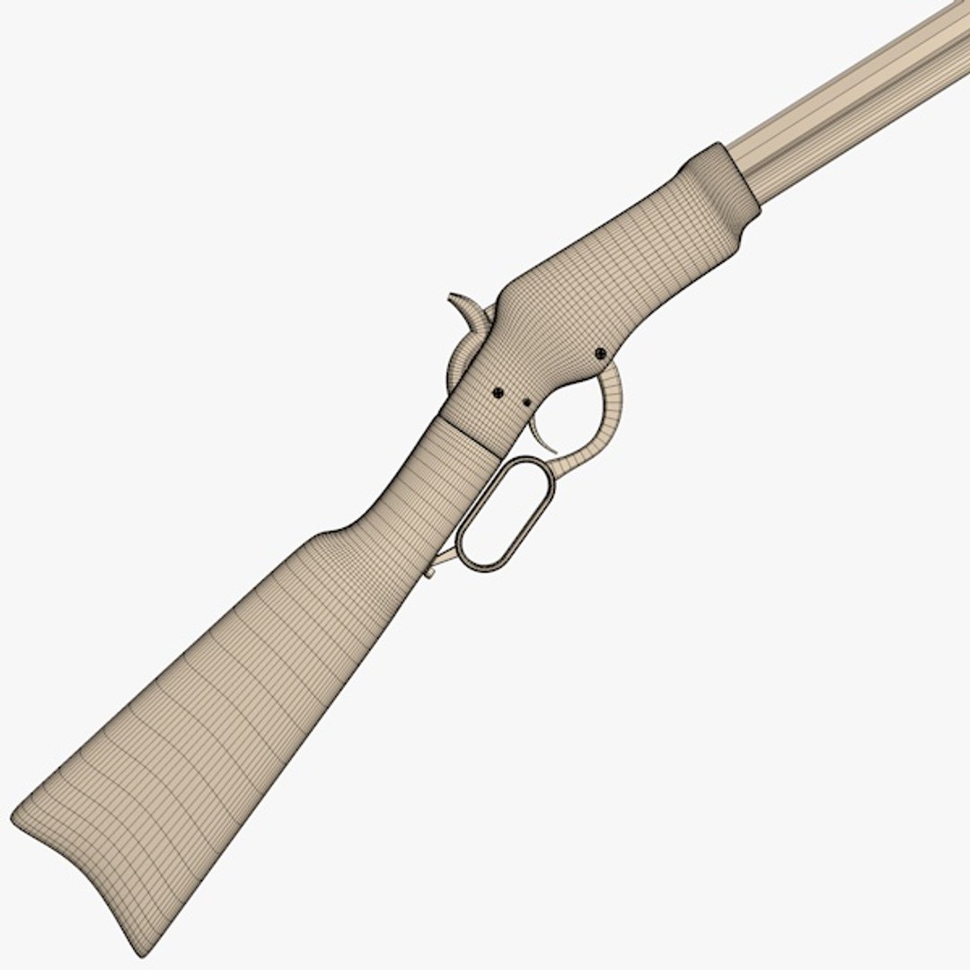 3d Henry Rifle Model