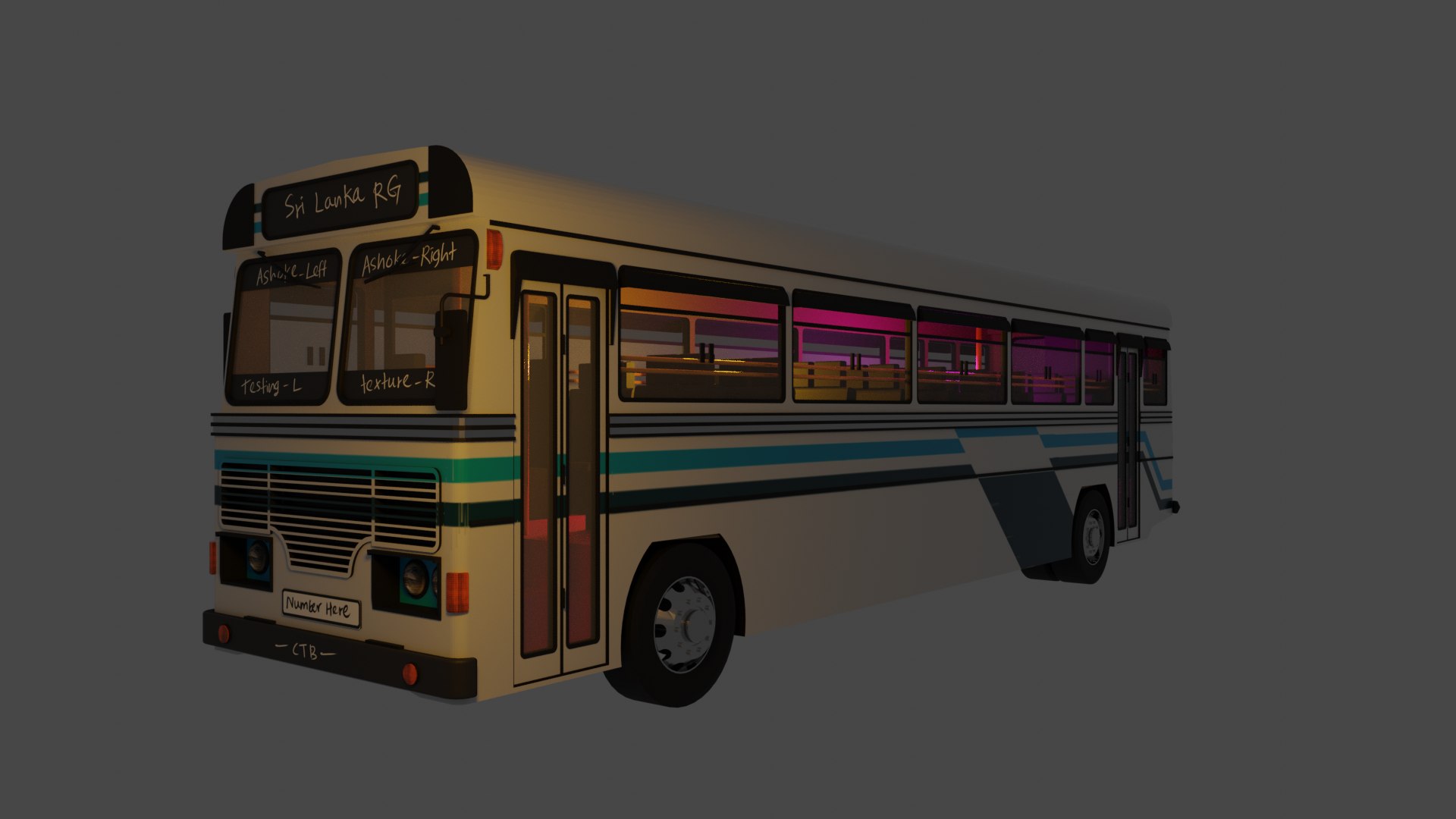 Bus - Ashok Leyland 3D Model - TurboSquid 1978509