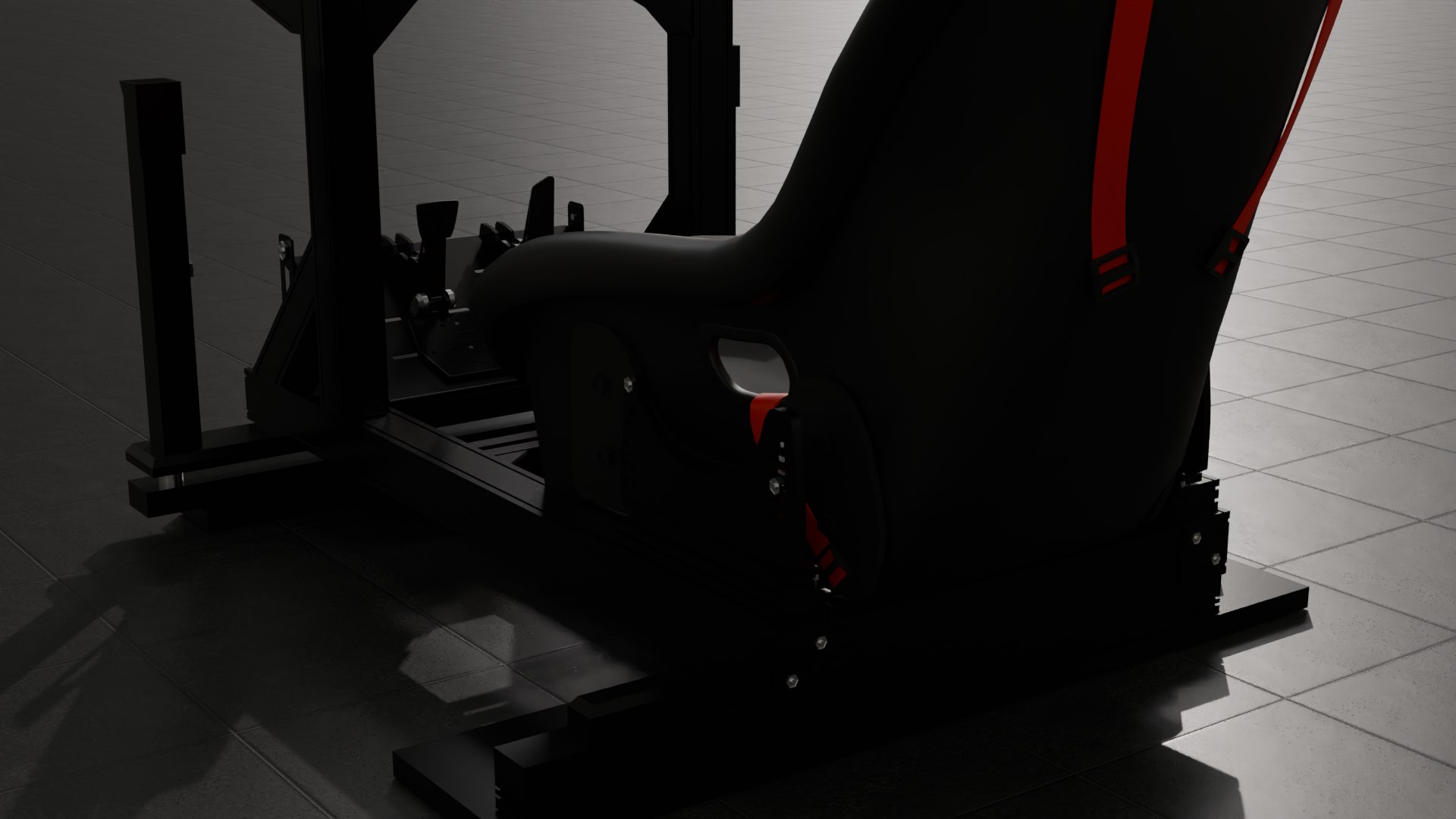 Sim Racing Simulator 3D Model - TurboSquid 2320066