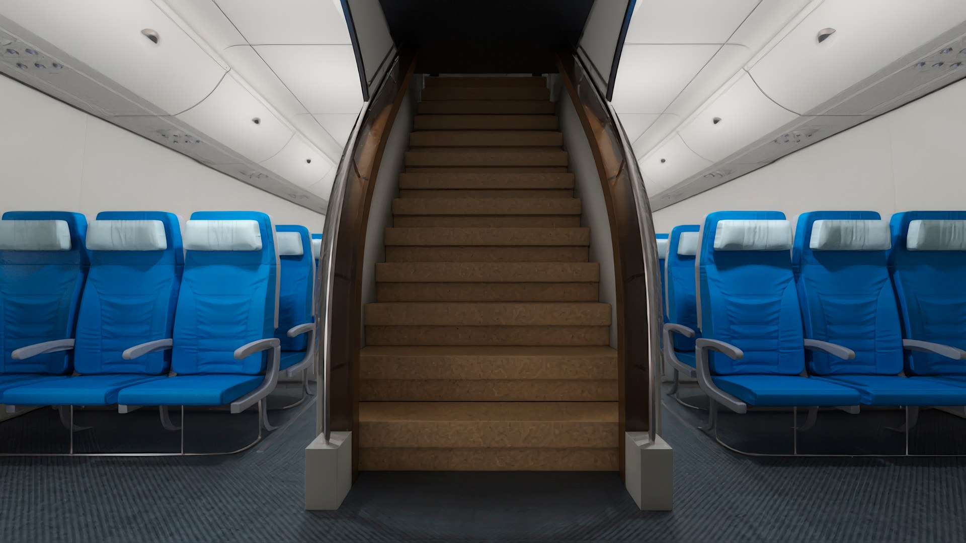 3D Airbus A380 1000 Interior Model - TurboSquid 2367866