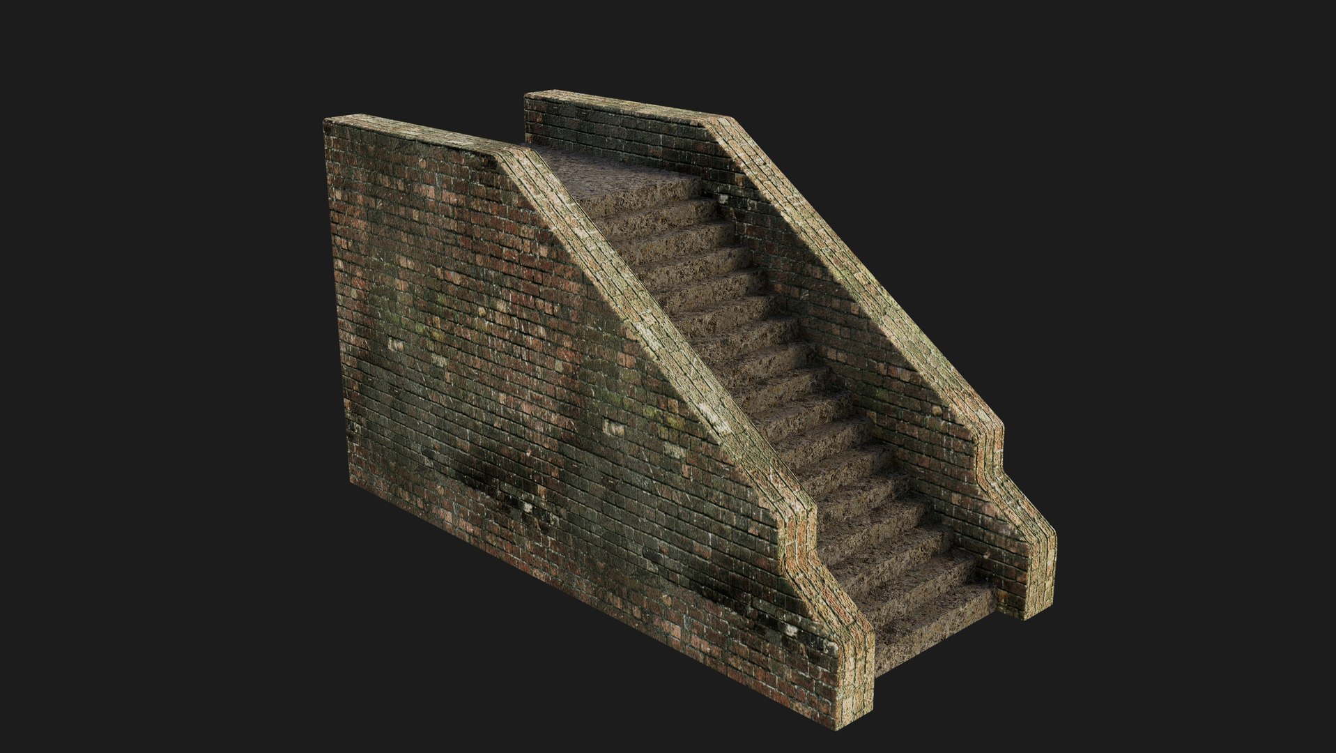 Free 3D Model Free Old Stair - TurboSquid 2154836