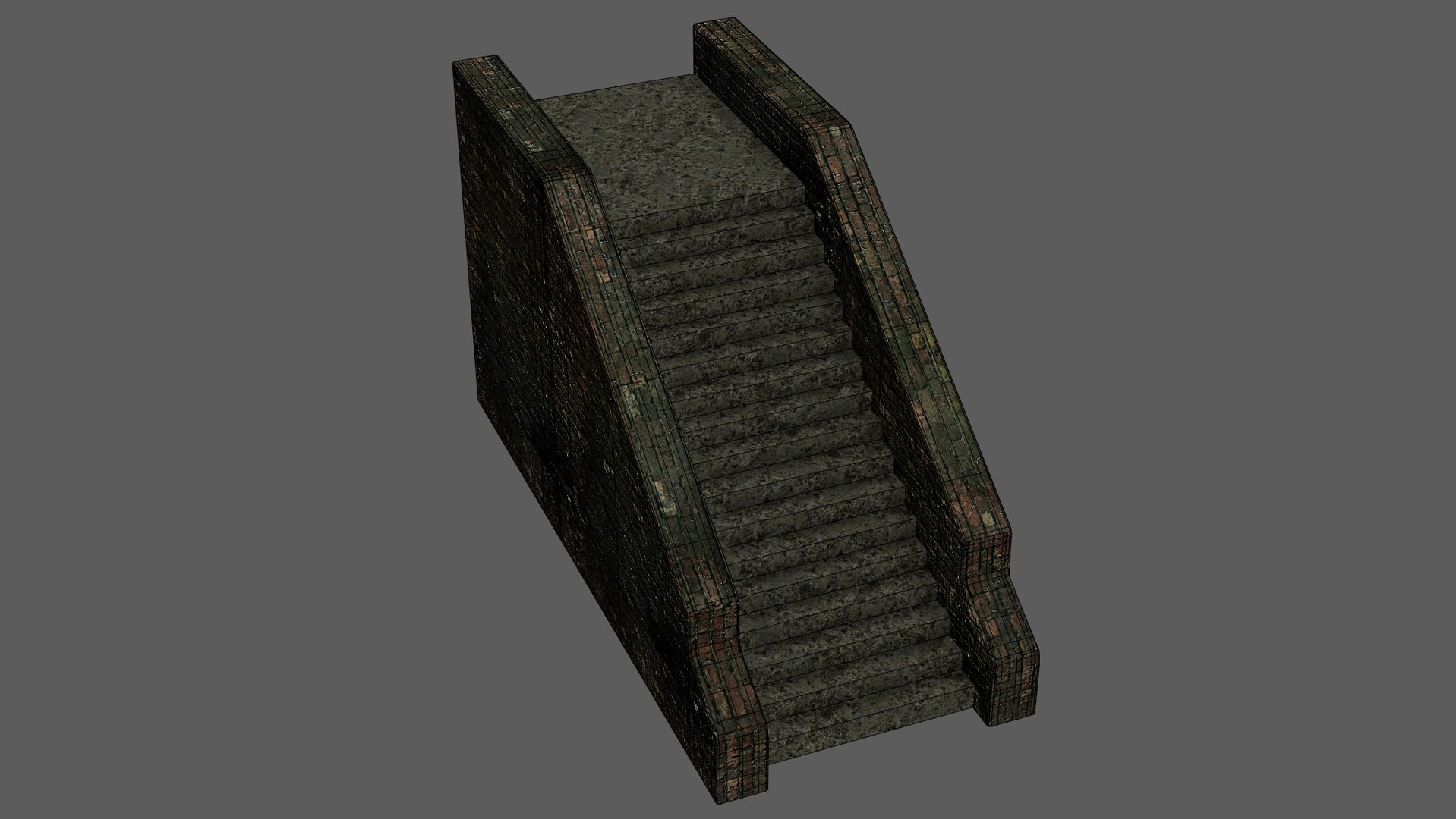 Free 3D Model Free Old Stair - TurboSquid 2154836