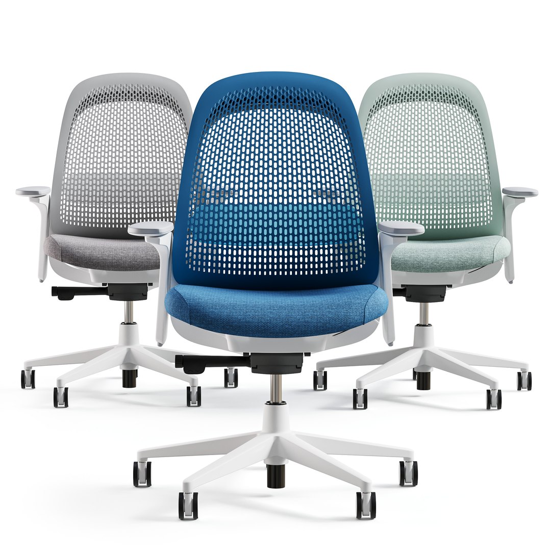 3D Haworth Breck Ergonomic Chair Model - TurboSquid 2263211