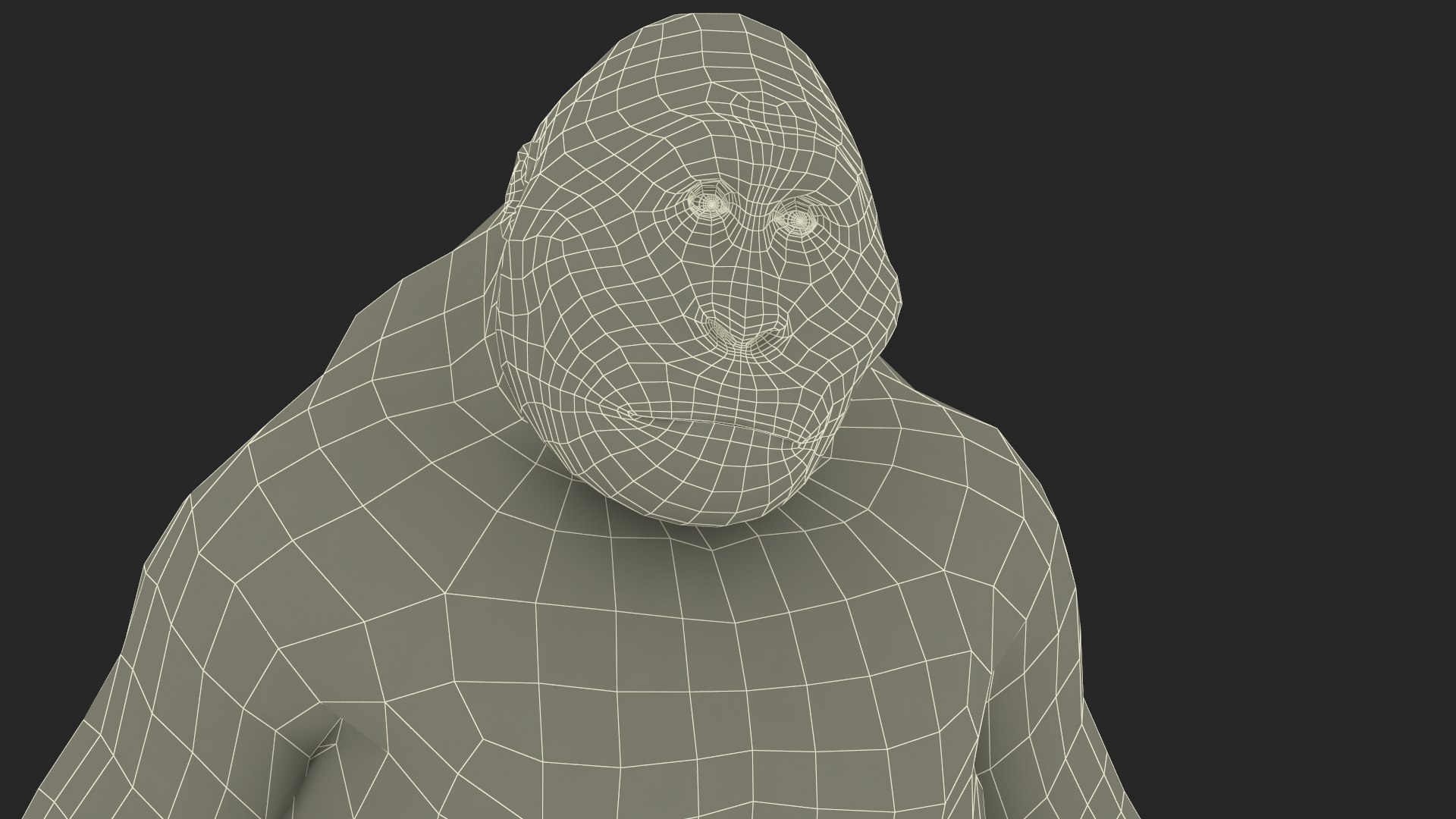 Gigantopithecus In Standing Pose Fur 3D Model - TurboSquid 2311883