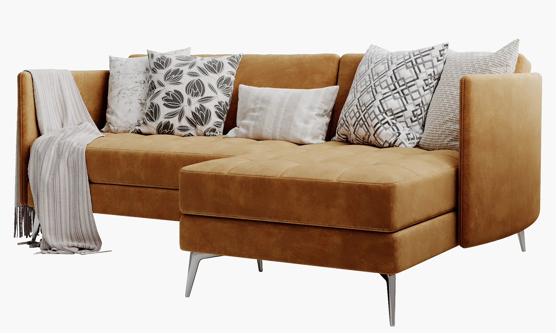 Boconcept Osaka Chaise Lounge 3D - TurboSquid 1628383