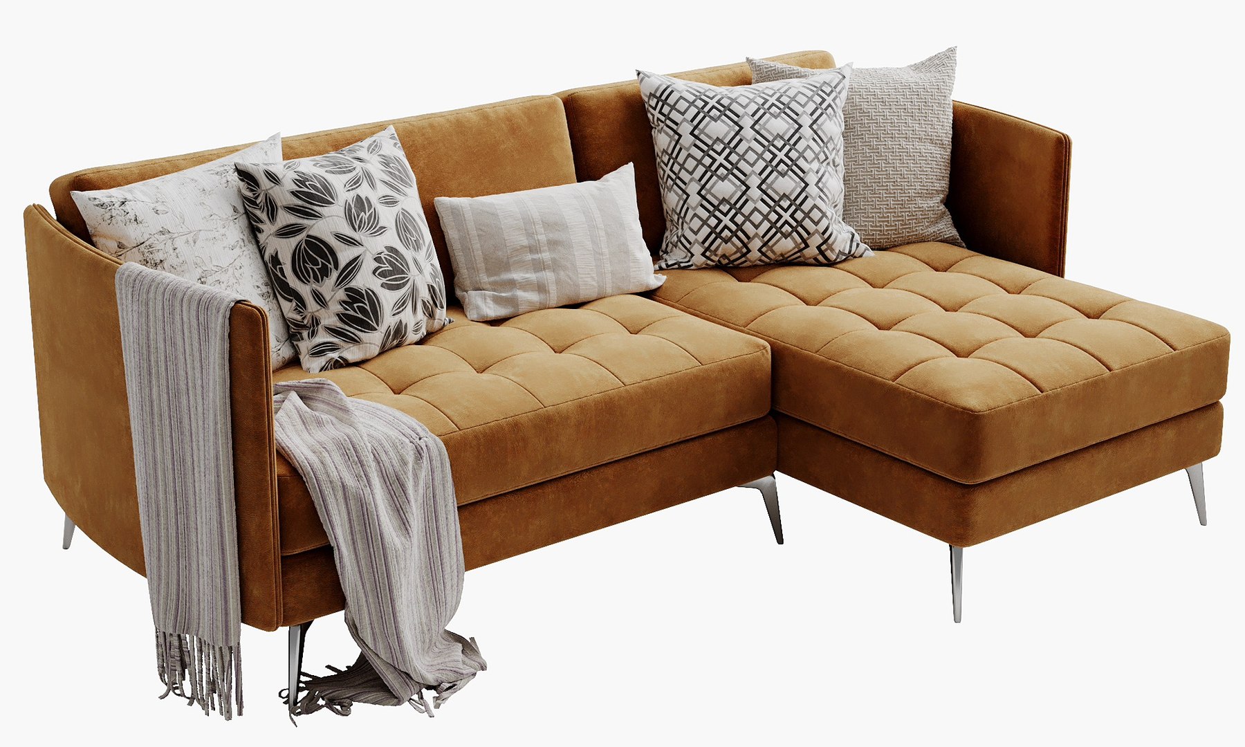 Boconcept Osaka Chaise Lounge 3D - TurboSquid 1628383