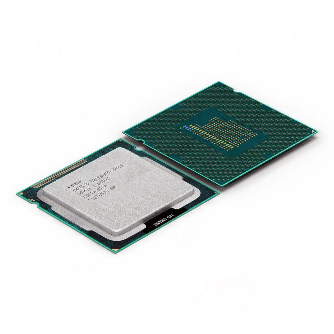 3d Model Of Intel Celeron G440