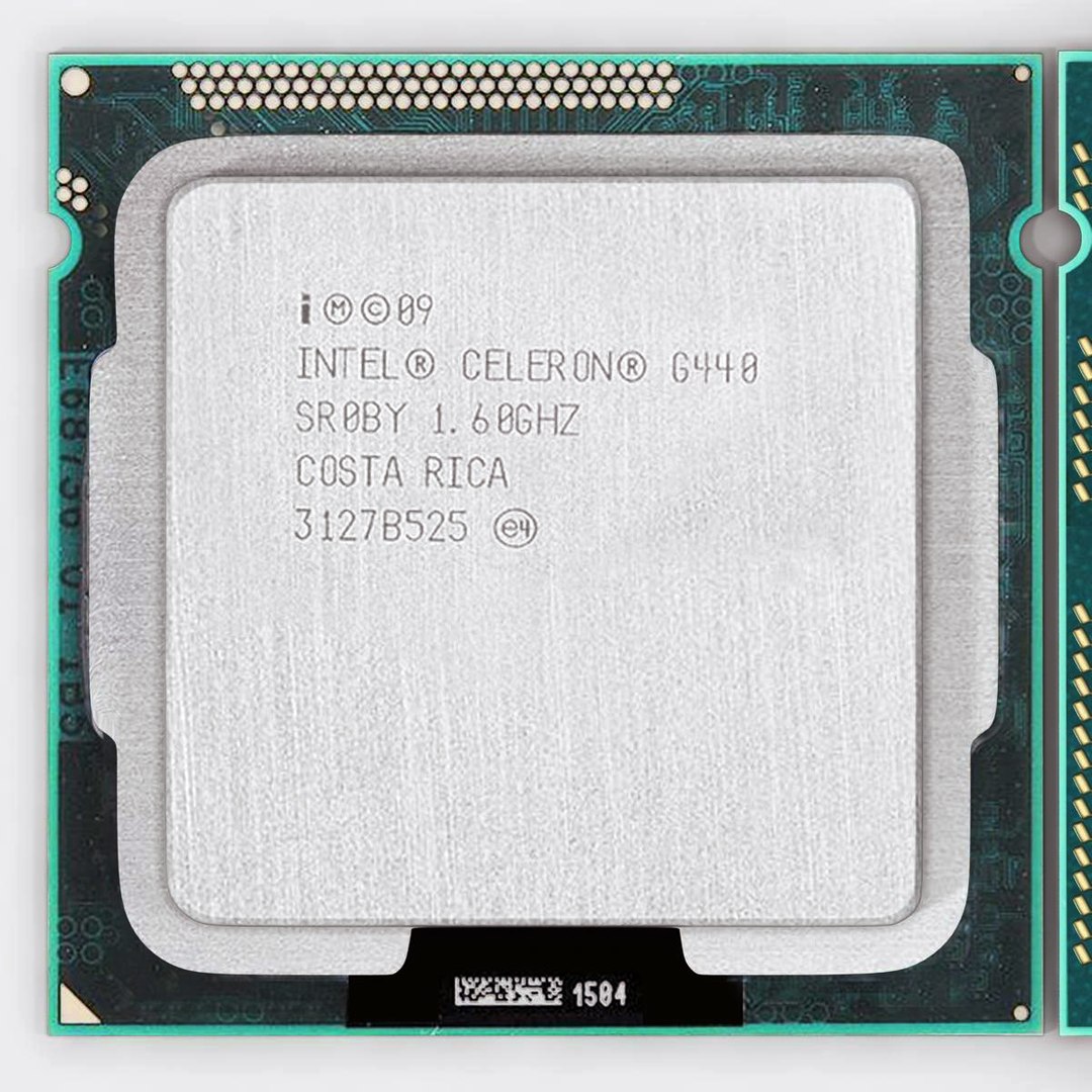 3d Model Of Intel Celeron G440