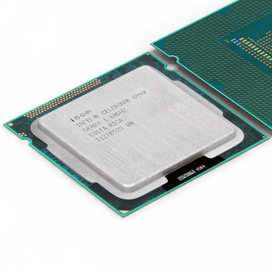 3d Model Of Intel Celeron G440