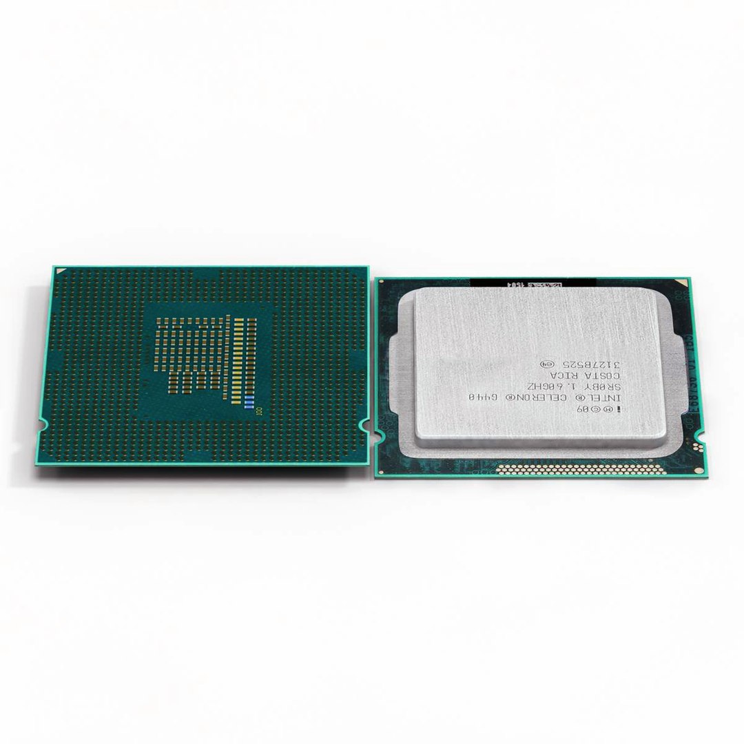 3d Model Of Intel Celeron G440