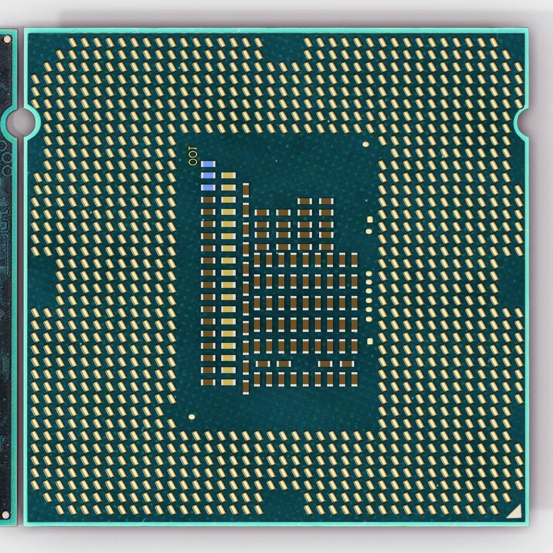3d Model Of Intel Celeron G440