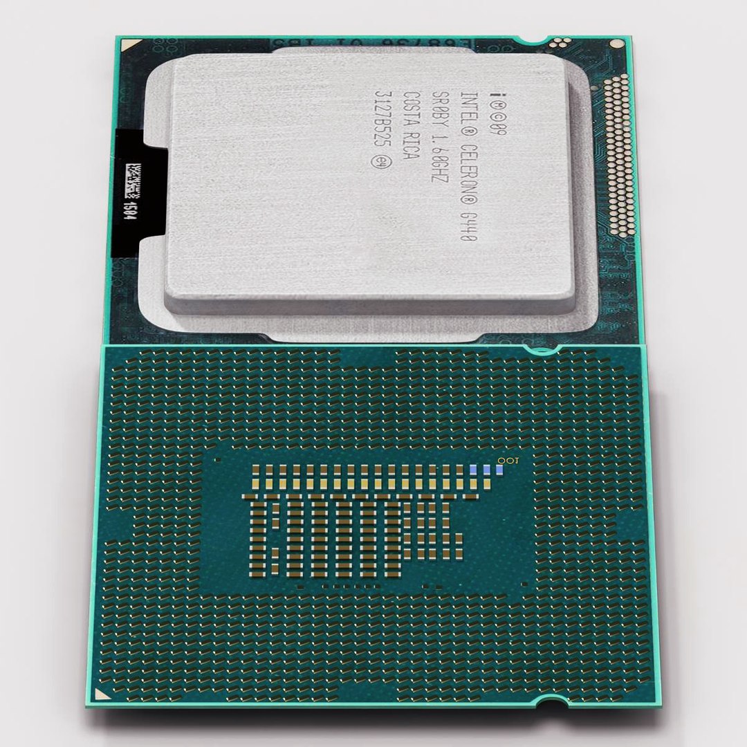 3d Model Of Intel Celeron G440
