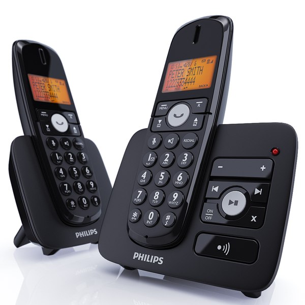 3d philips xl cordless phone model